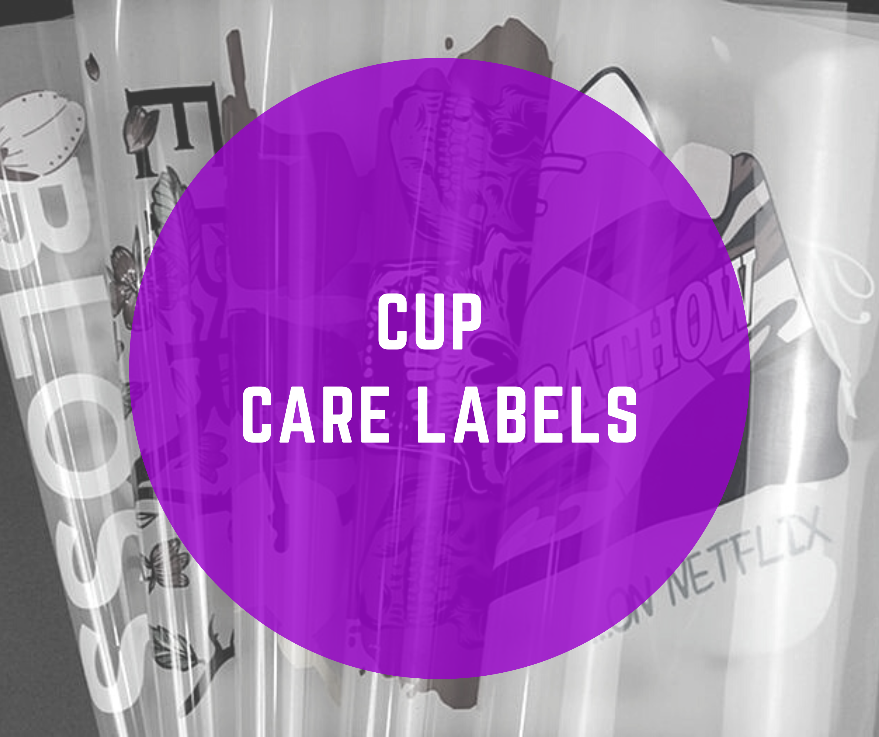 LIBBEY CAN/COFFEE MUG CARE LABELS – DTF Print Hub - Australia