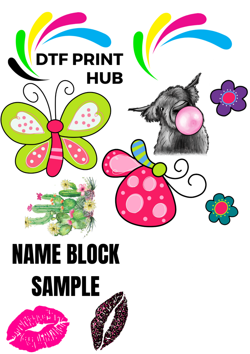 UV DTF Sample – DTF Print Hub - Australia